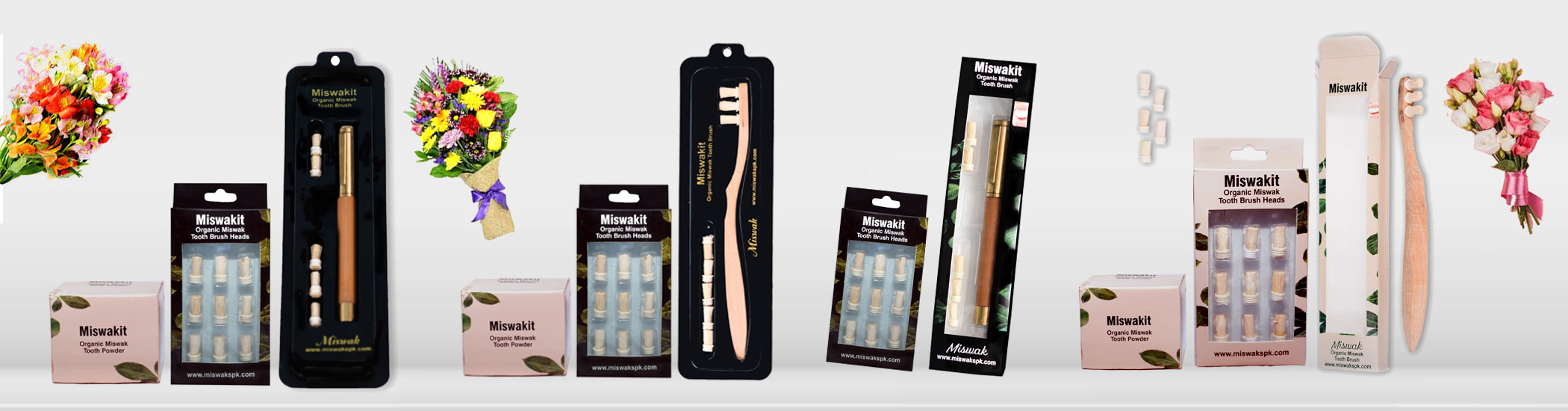 Organic Miswakit Tooth Brushes - Miswaks